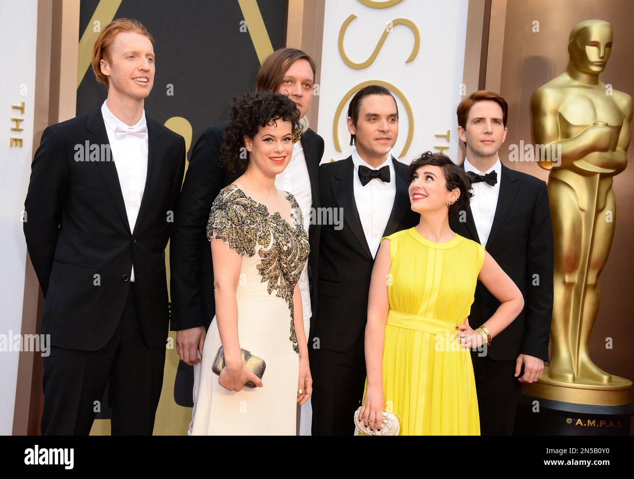 From left, Richard Reed Parry, Rgine Chassagne, Win Butler, William ...