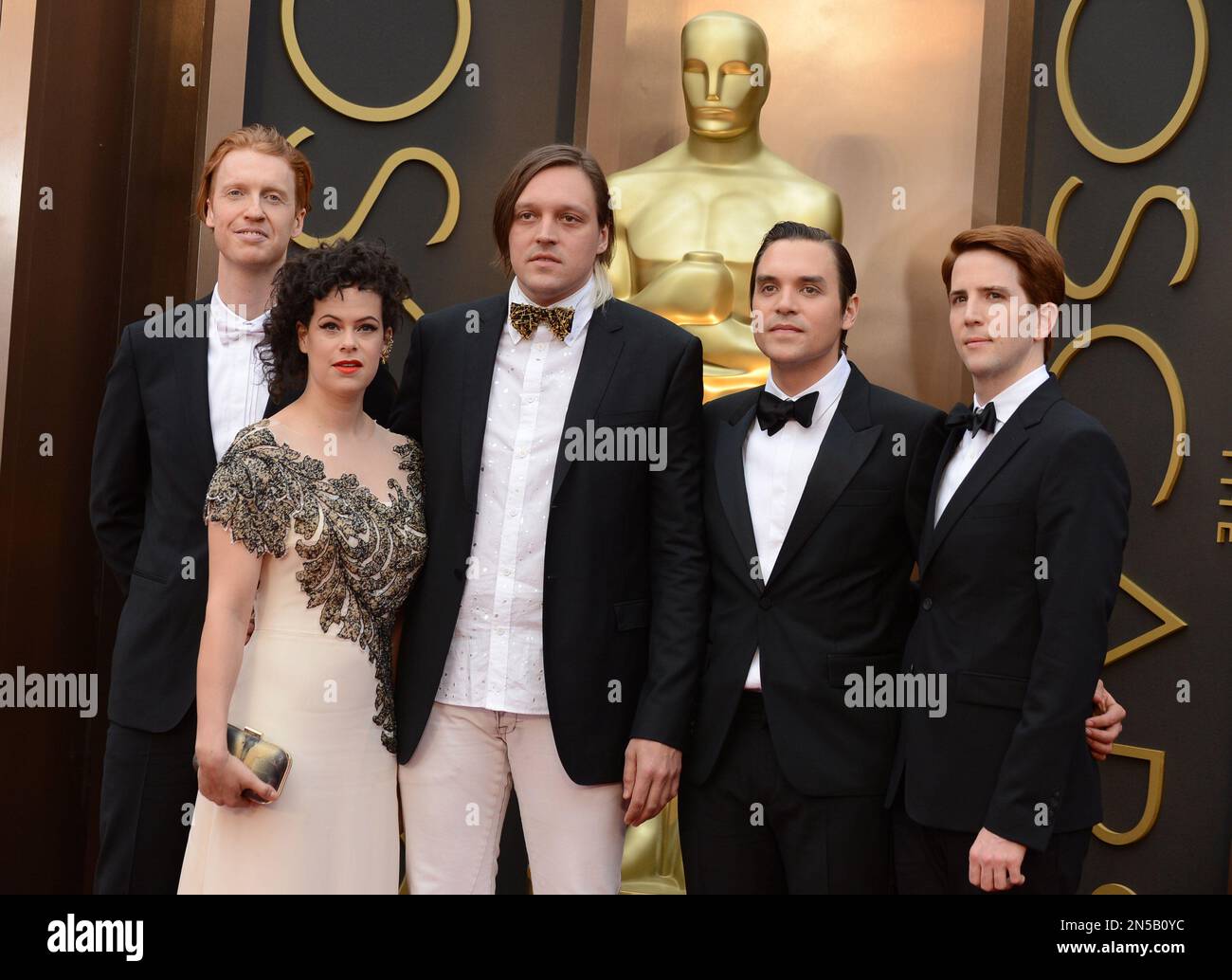 From left, Richard Reed Parry, Rgine Chassagne, Win Butler, William ...