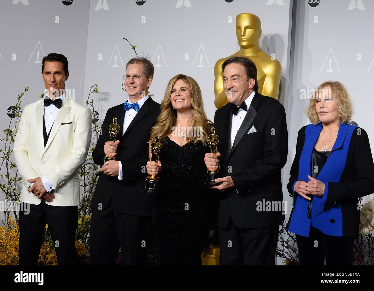From Left, Matthew McConaughey, Chris Buck, Jennifer Lee, and Peter Del ...