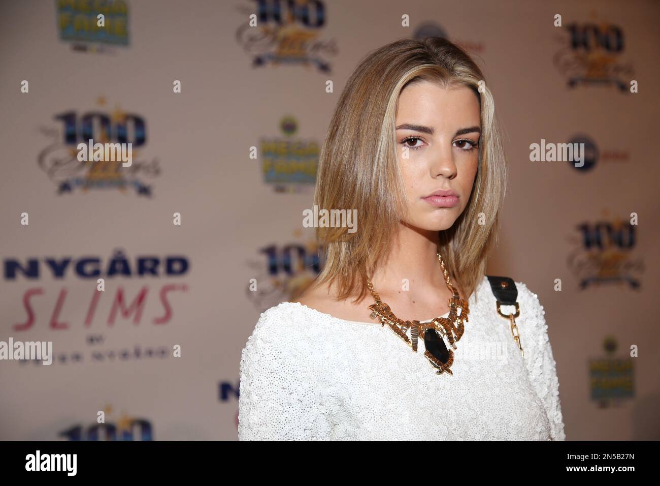 Katharine Michie arrives at the 24th Night of 100 Stars Oscars Viewing ...