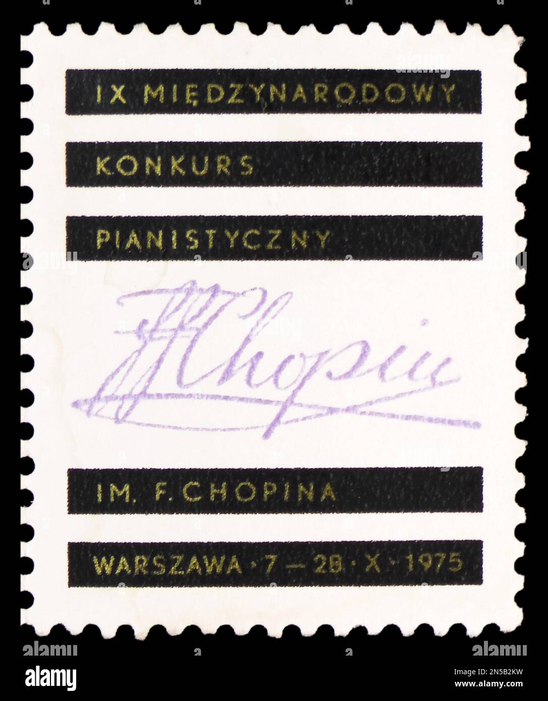 MOSCOW, RUSSIA - FEBRUARY 4, 2023: Postage stamp printed in Poland ...