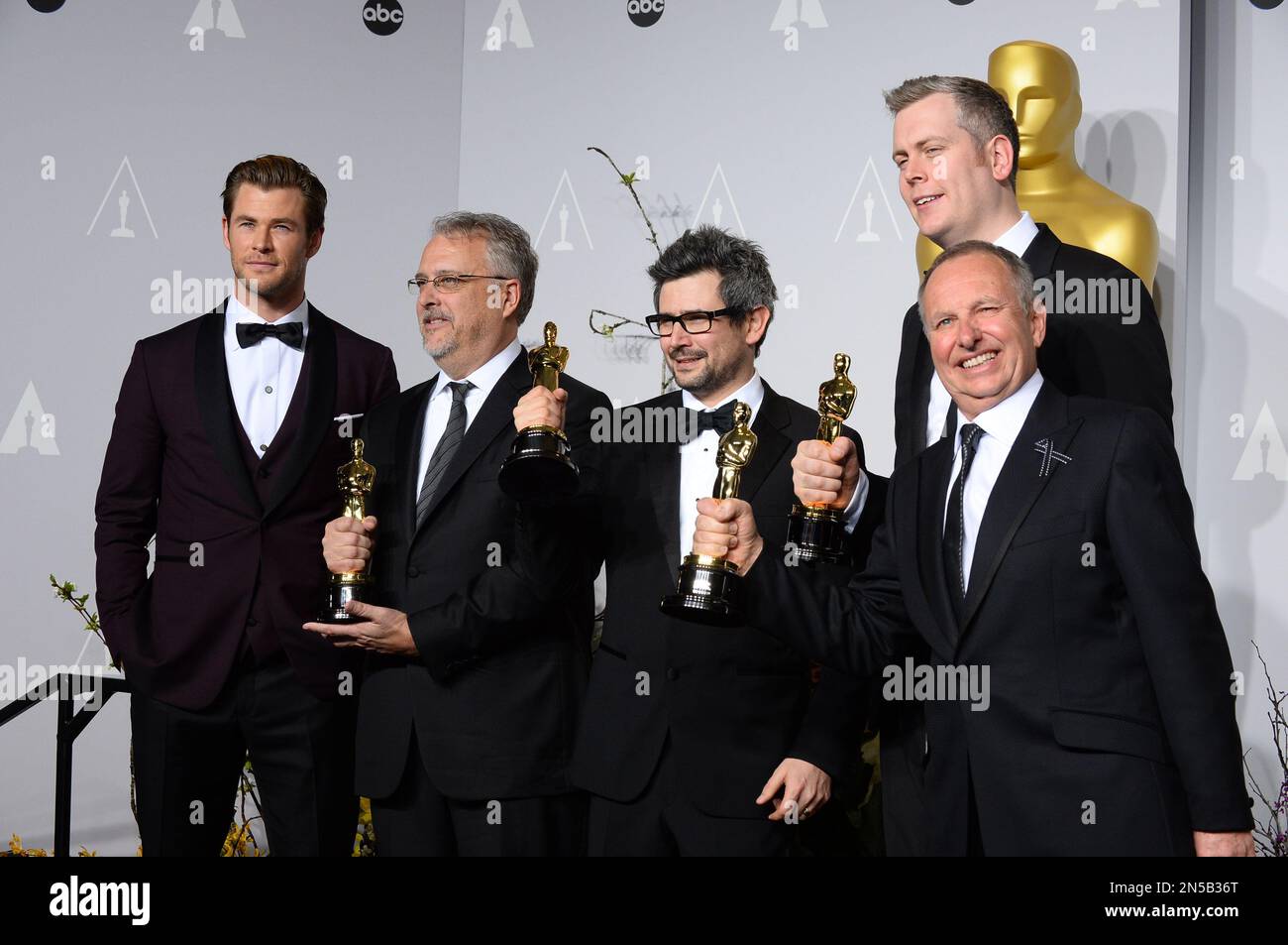 From left, Chris Hemsworth, Skip Lievsay, Niv Adiri, Christopher ...