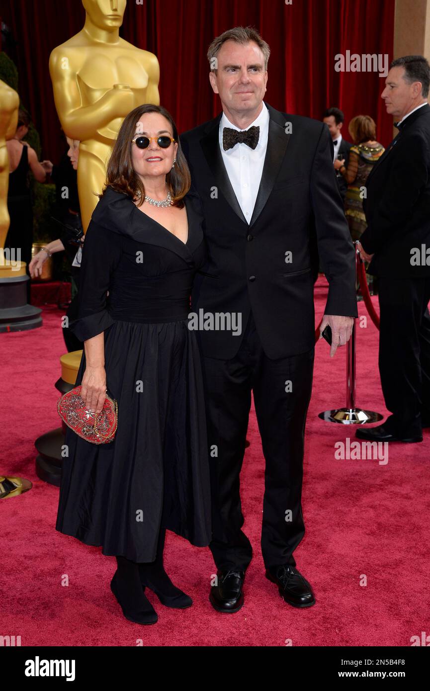 Alice Baker, left, and guest arrives at the Oscars on Sunday, March 2 ...