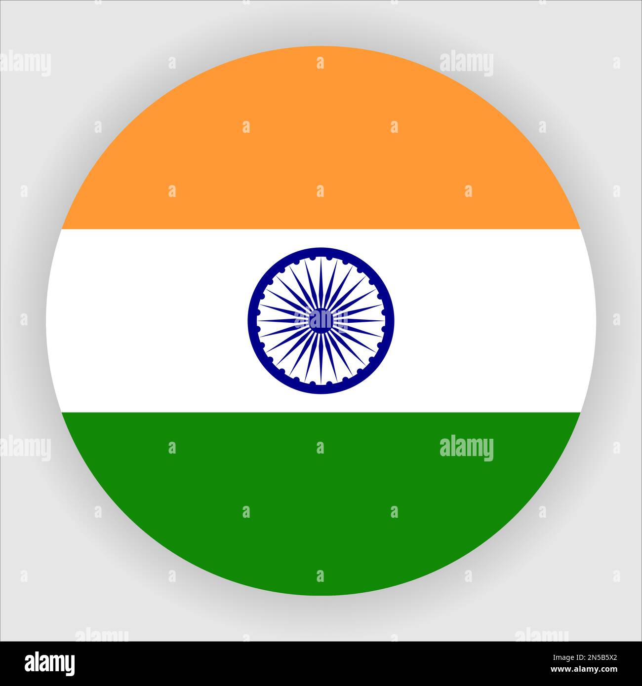 India Flat Rounded Flag Icon Button Vector Stock Vector Image & Art - Alamy