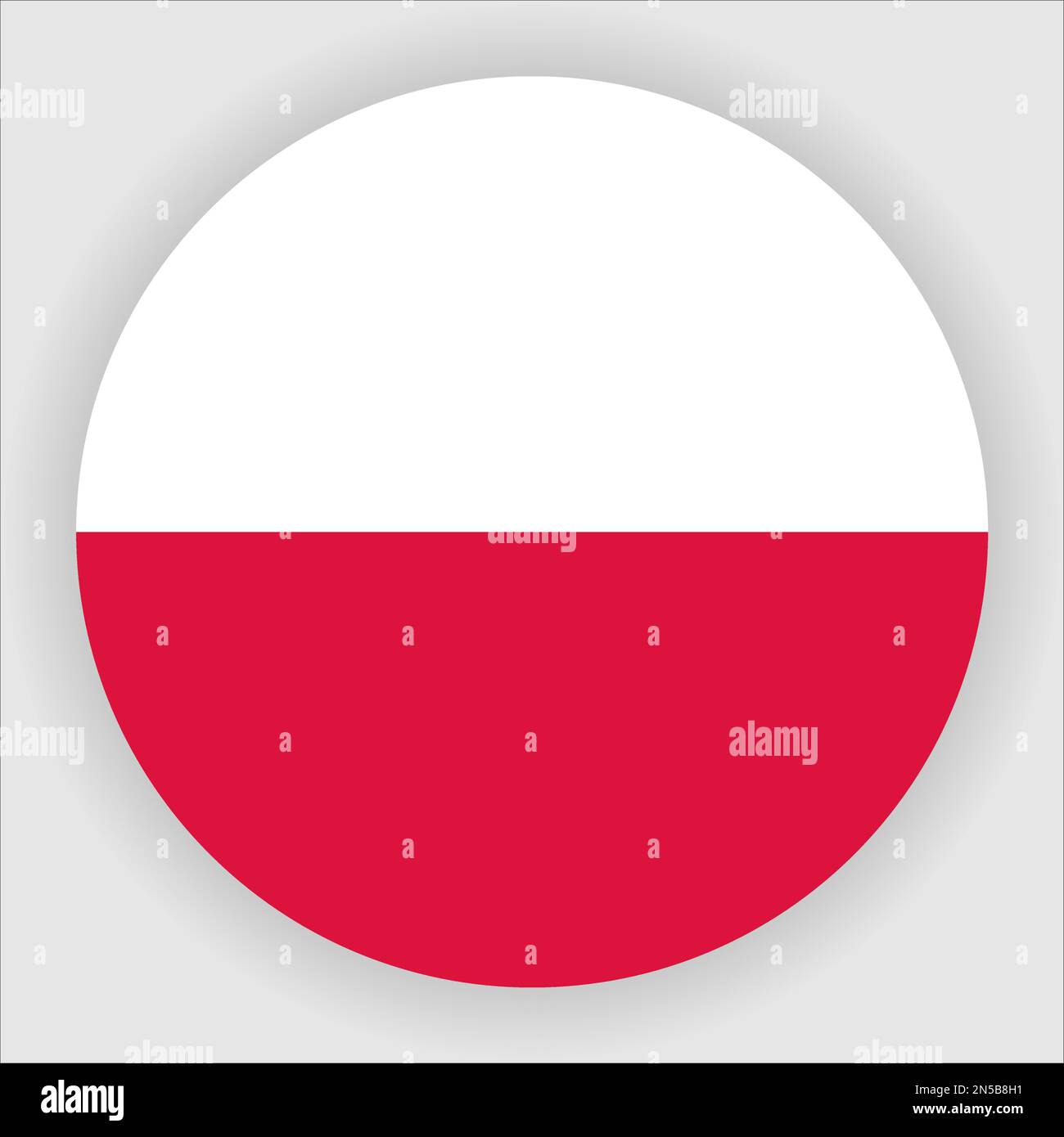 Poland Flat Rounded Flag Icon Button Vector Stock Vector Image & Art - Alamy