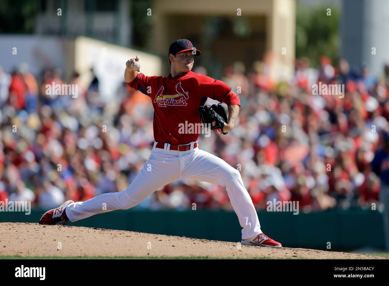 St. Louis Cardinals pitcher Zach Petrick throws during the sixth inning ...