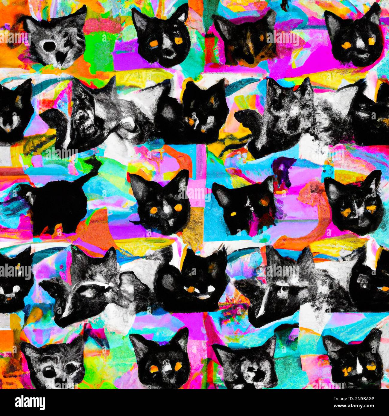 Cats Collage Wallpaper