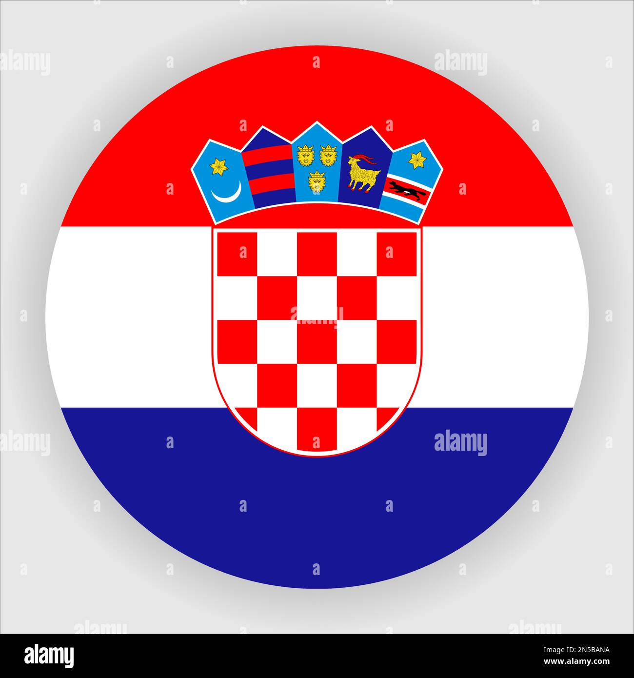 Croatia flag design composition Stock Vector Images - Alamy