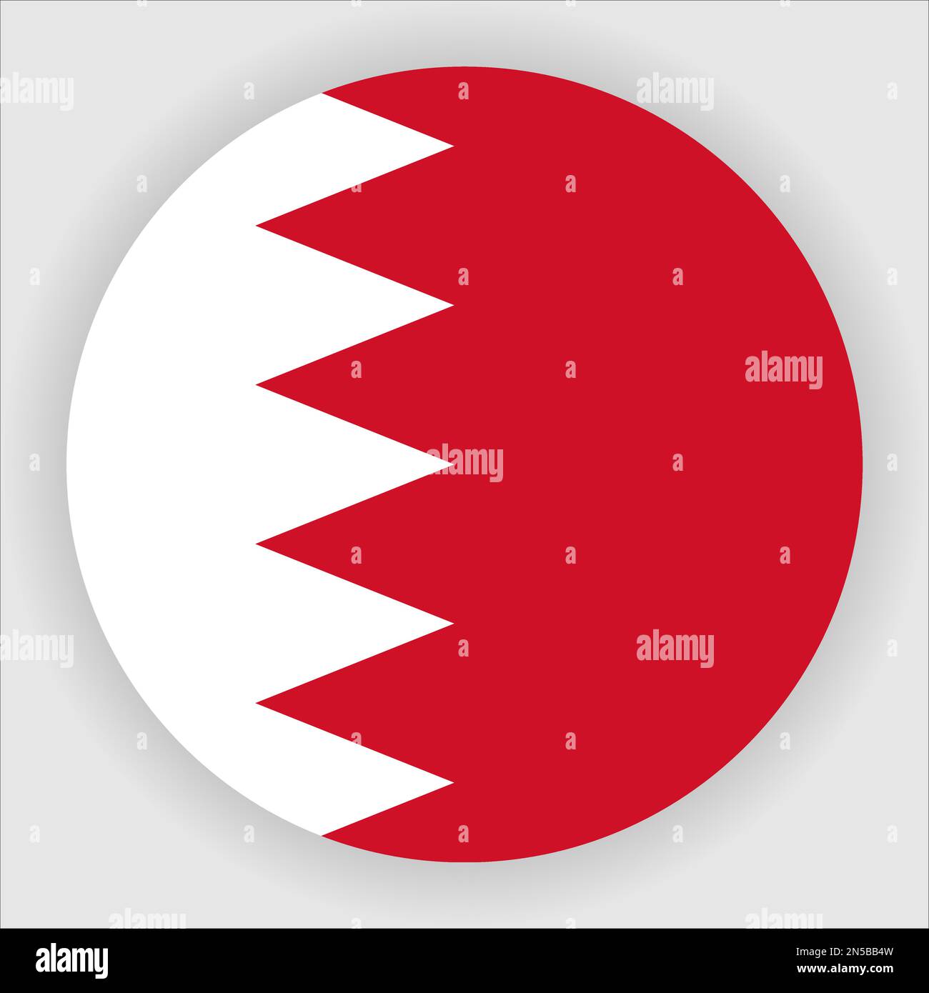 Bahrain Flat Rounded Flag Icon Button Vector Stock Vector Image & Art ...