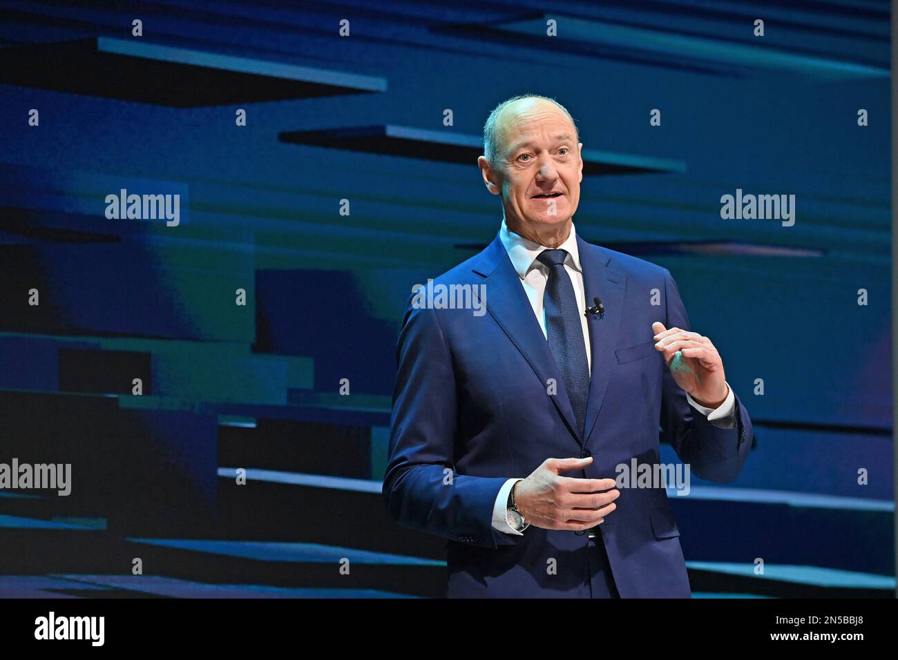 Munich. 9th Feb, 2023. Roland Busch (Chief Technology Officer and ...