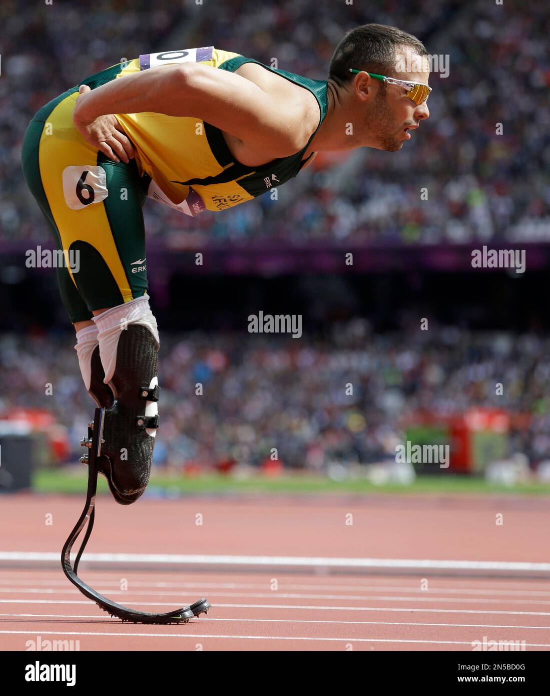 FILE - In this Saturday, Aug. 4, 2012 file photo South Africa's Oscar ...