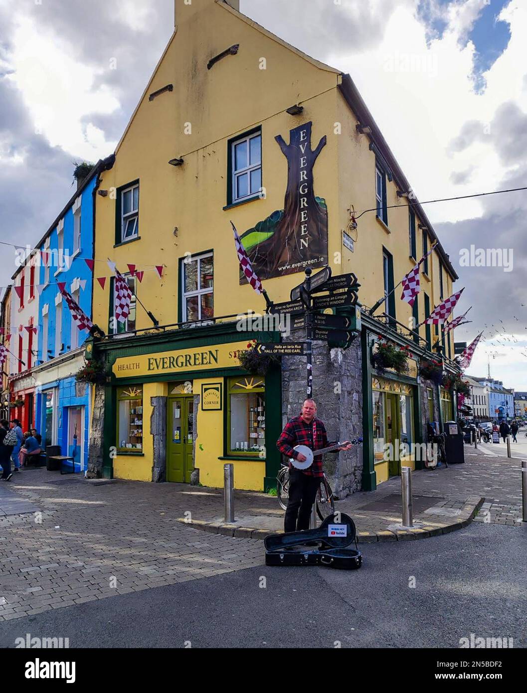 IRELAND-2022:Downtown street in Galway,Ireland,September ,2022 Stock ...