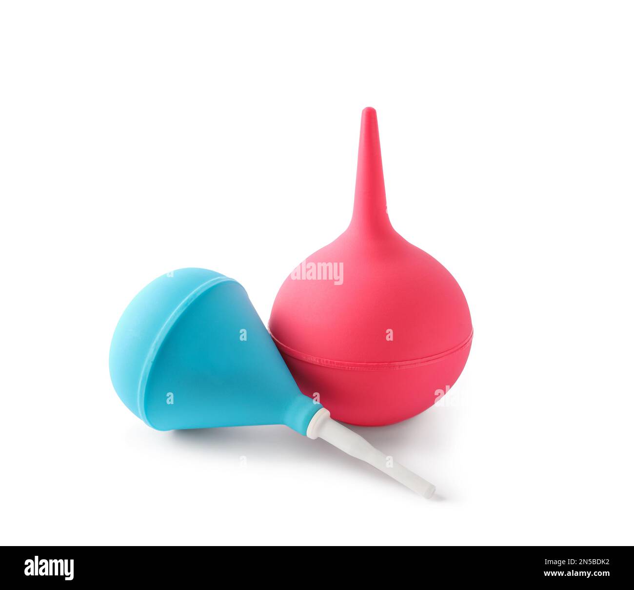 Different enemas on white background. Medical treatment Stock Photo - Alamy