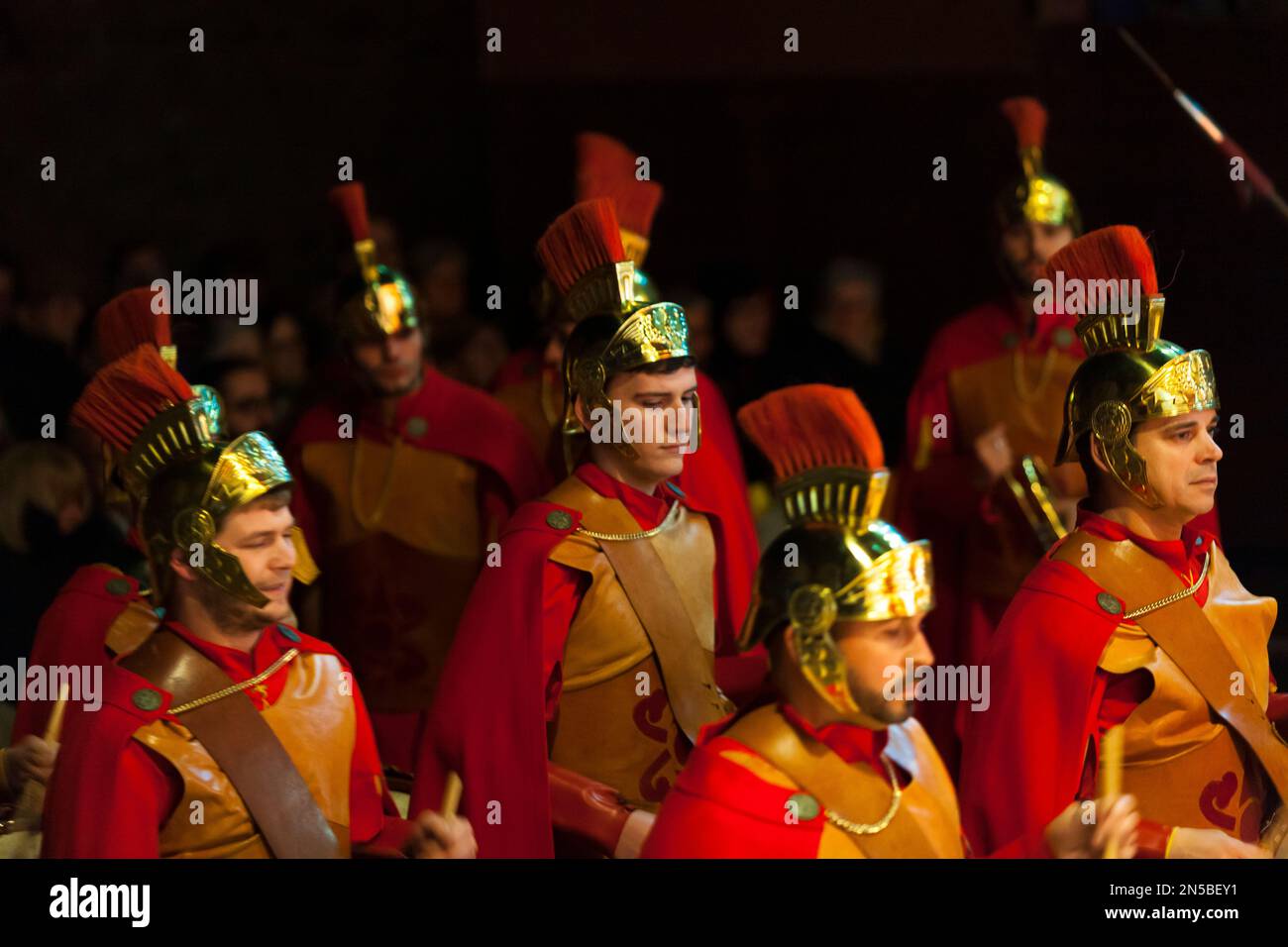 Manage (roman soldier) at Procession of Verges and Dance of Death (held ...