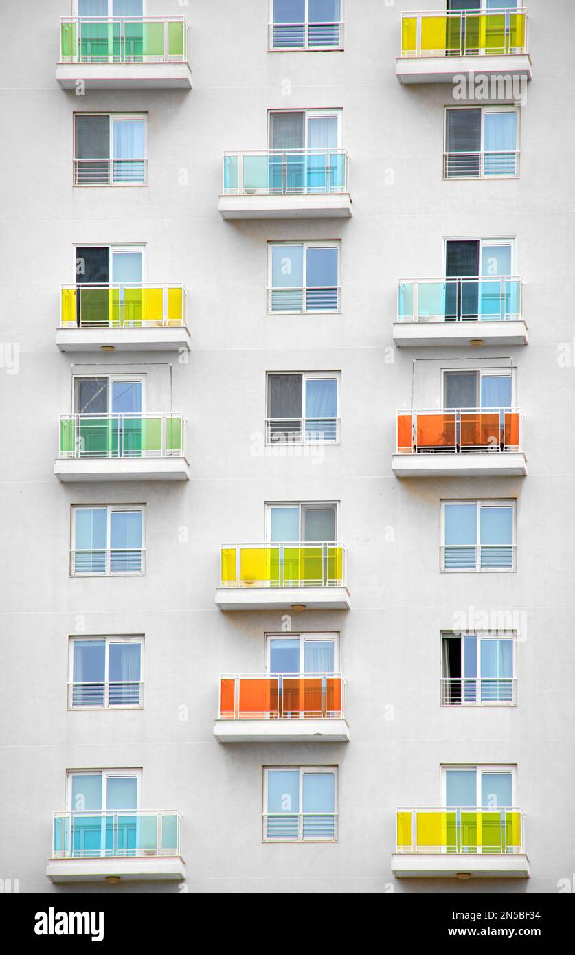 Luxury sunny terraced balcony hi-res stock photography and images - Alamy