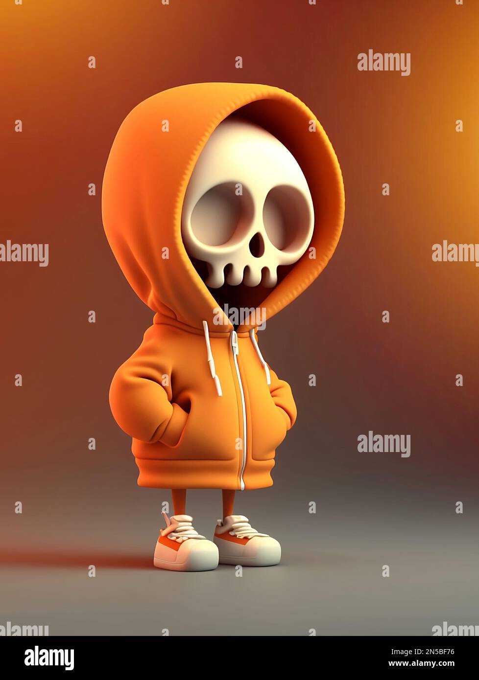 3D skull boy character of the Mexican festival known Day of the Dead ...