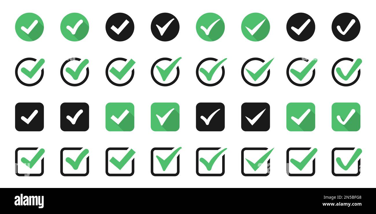 Big tick Stock Vector Images - Alamy