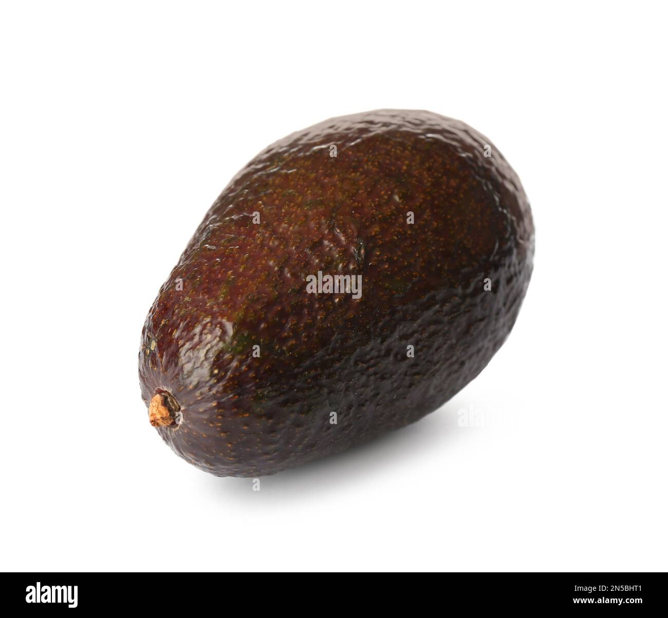 Whole fresh ripe avocado isolated on white. Tropical fruit Stock Photo ...
