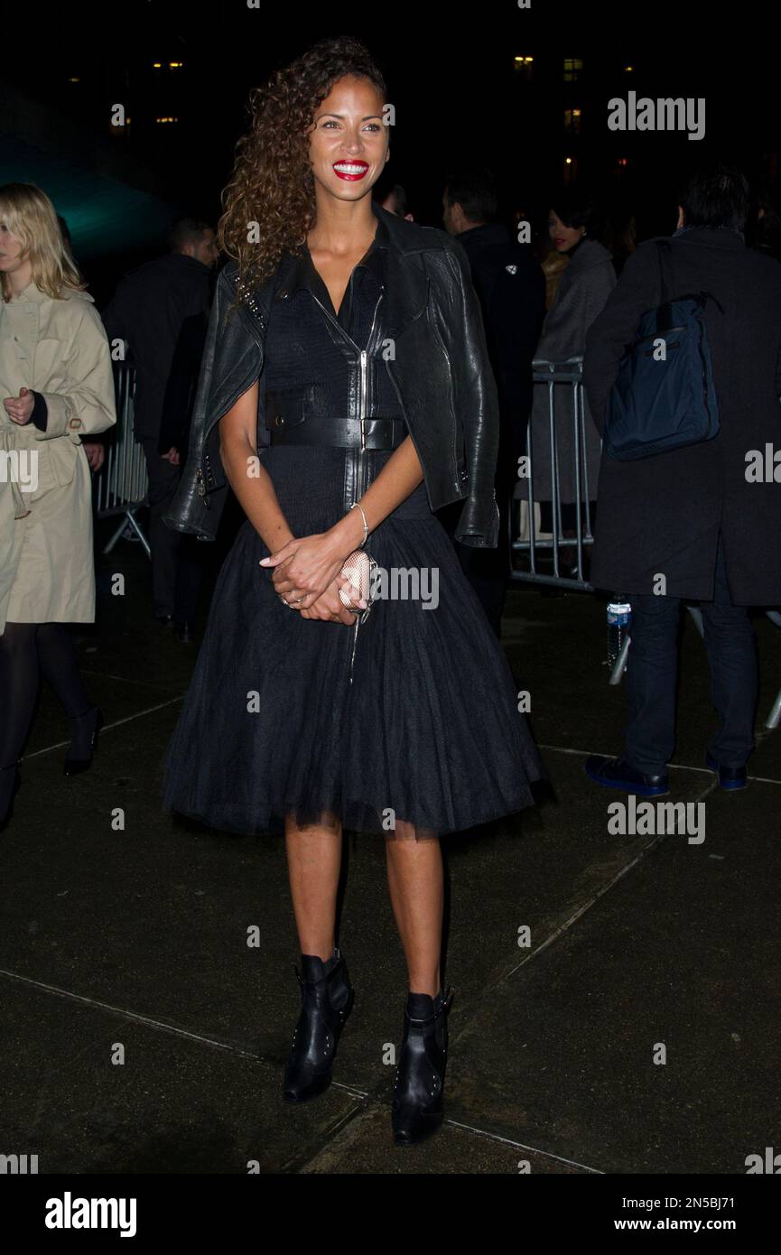 Noémie Lenoir, french top model and actress, arrives to attend the Jean ...