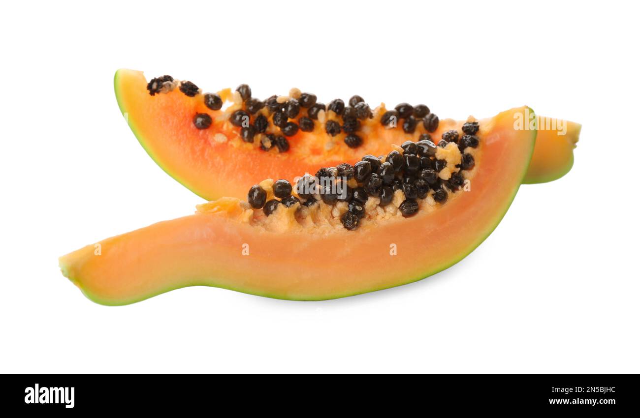 Papaya texture Cut Out Stock Images & Pictures - Alamy