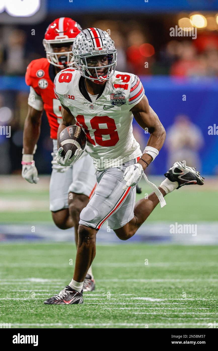 December 31, 2022: Ohio State's Marvin Harrison Jr. (18) runs with the ...