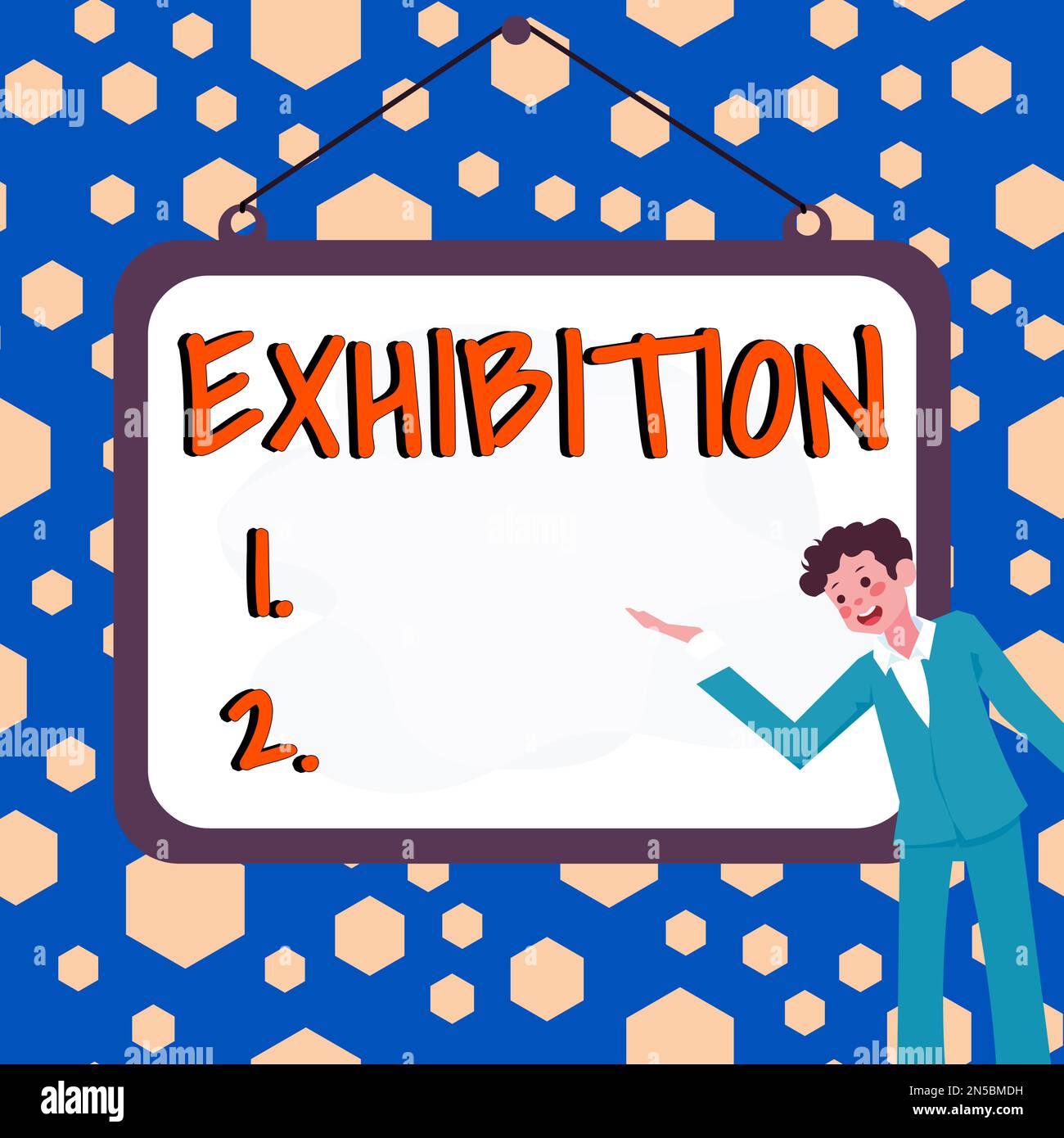 Conceptual caption Exhibition, Word Written on and act of exposing ...