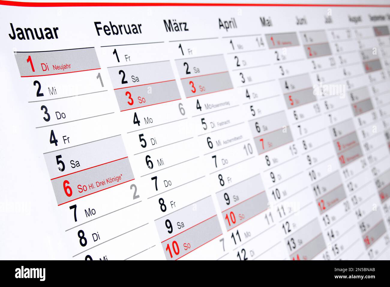 2019 calendars hi-res stock photography and images - Alamy