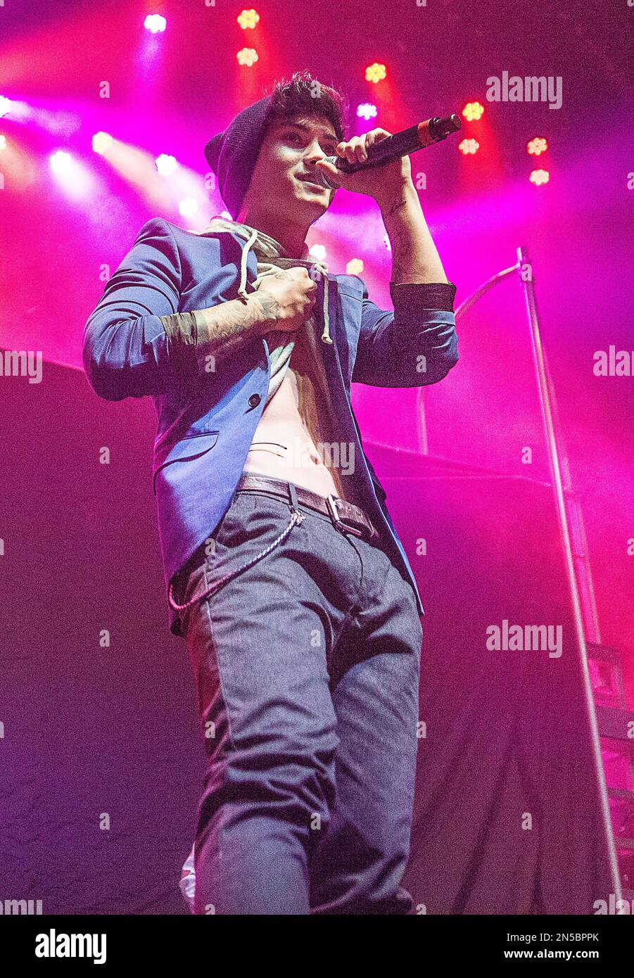 Midnight Red performing as part of The MTV Artist To Watch Tour at The ...