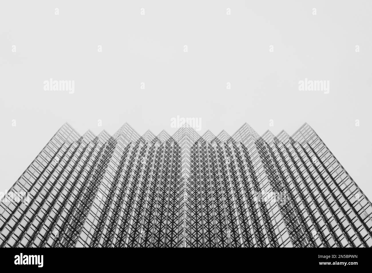 Glass buildings Black and White Stock Photos & Images - Alamy