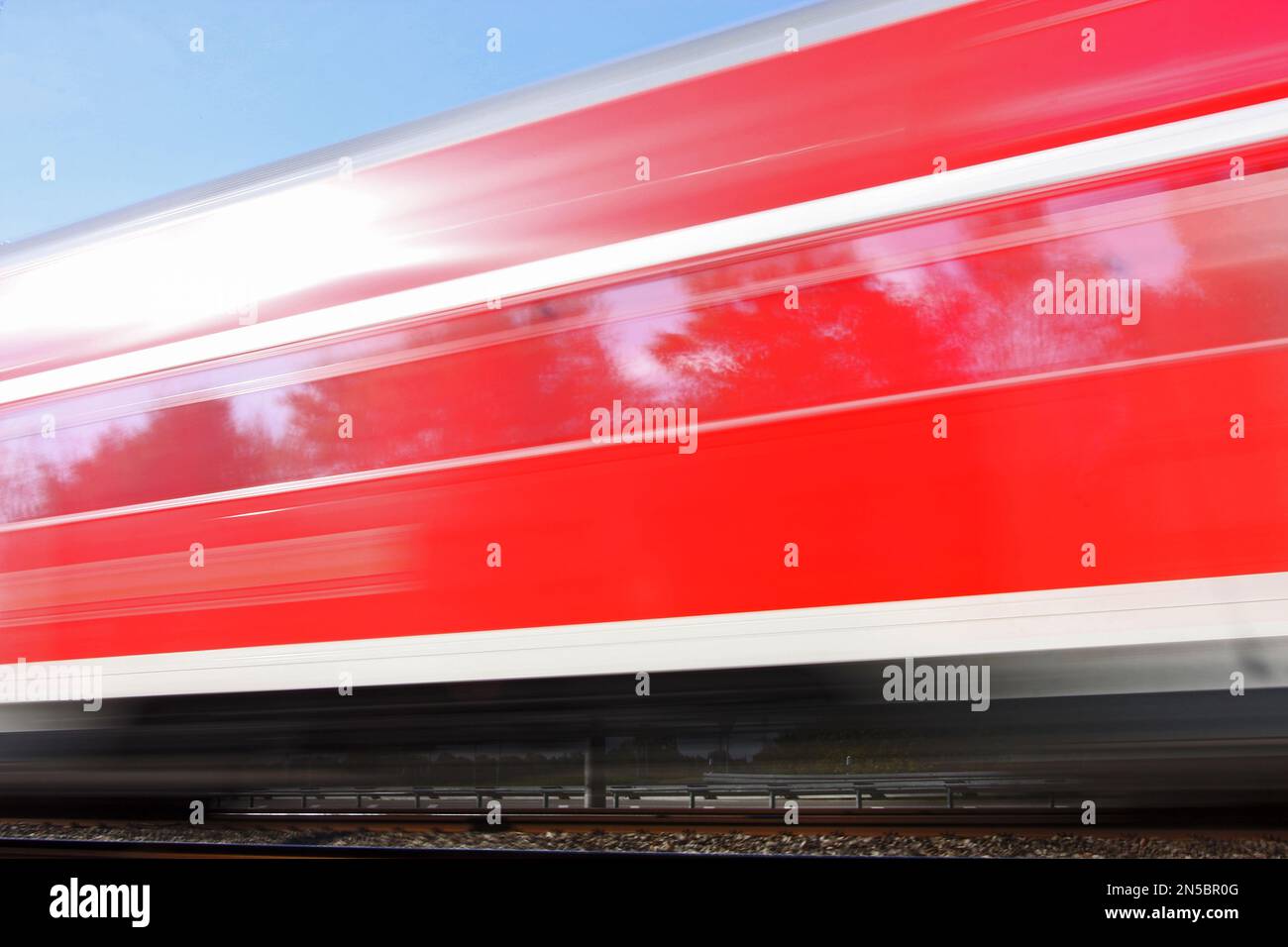 rush pasting express train, Germany Stock Photo - Alamy