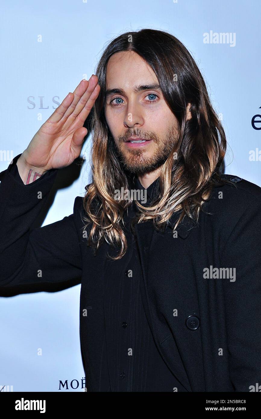 Actor Jared Leto is seen at Los Angeles Confidential Magazine and SLS ...