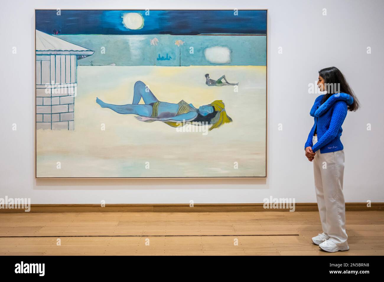 London, UK. 9th Feb, 2023. Night Bathers, 2019 - Peter Doig, a new ...