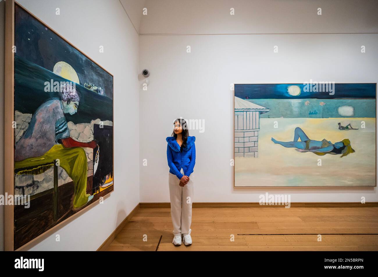 London, UK. 9th Feb, 2023. Painting on an Island (Carrera), 2019 with ...