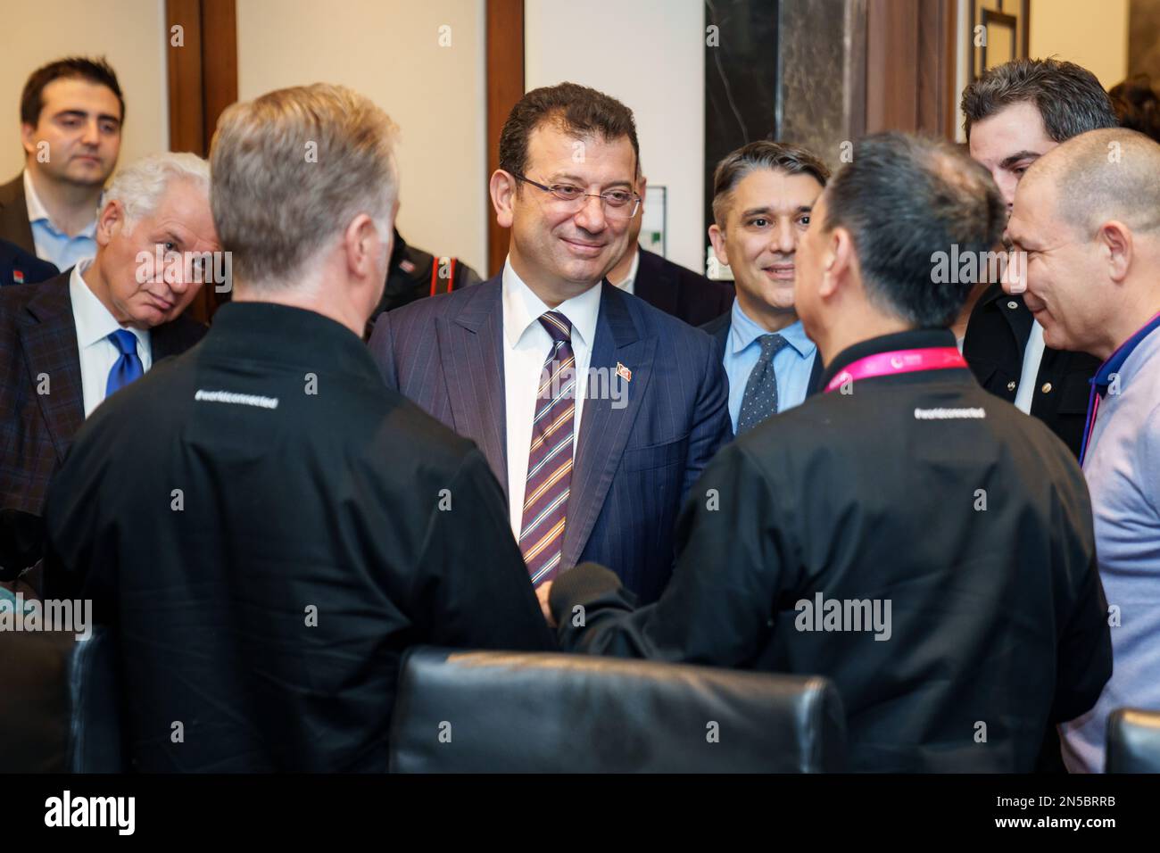 Istanbul Mayor Ekrem Imamoglu at the Istanbul 2022 Global Esports Games ...