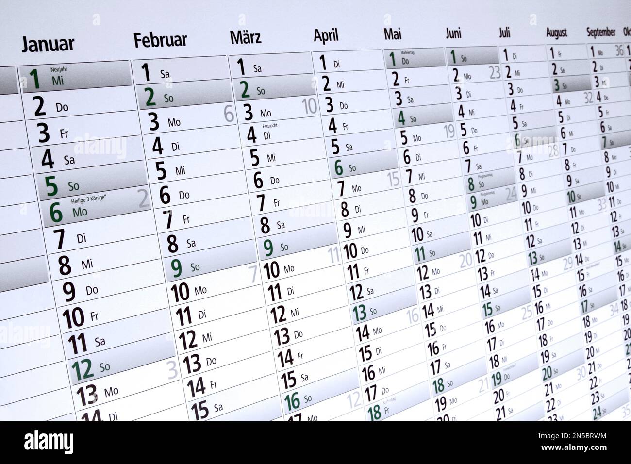 Calendar 2014 hi-res stock photography and images - Alamy