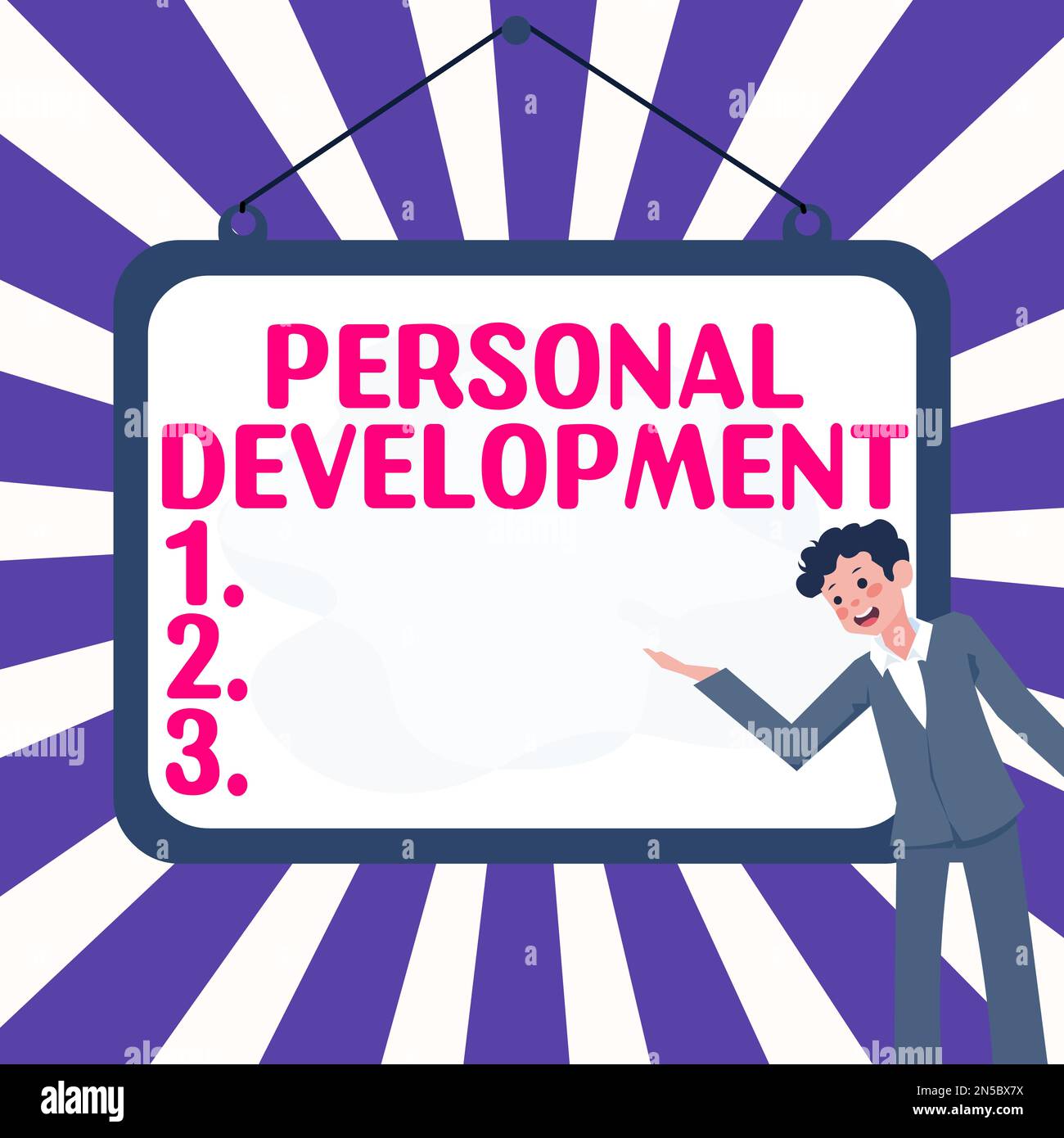 Text caption presenting Personal Development, Concept meaning process ...