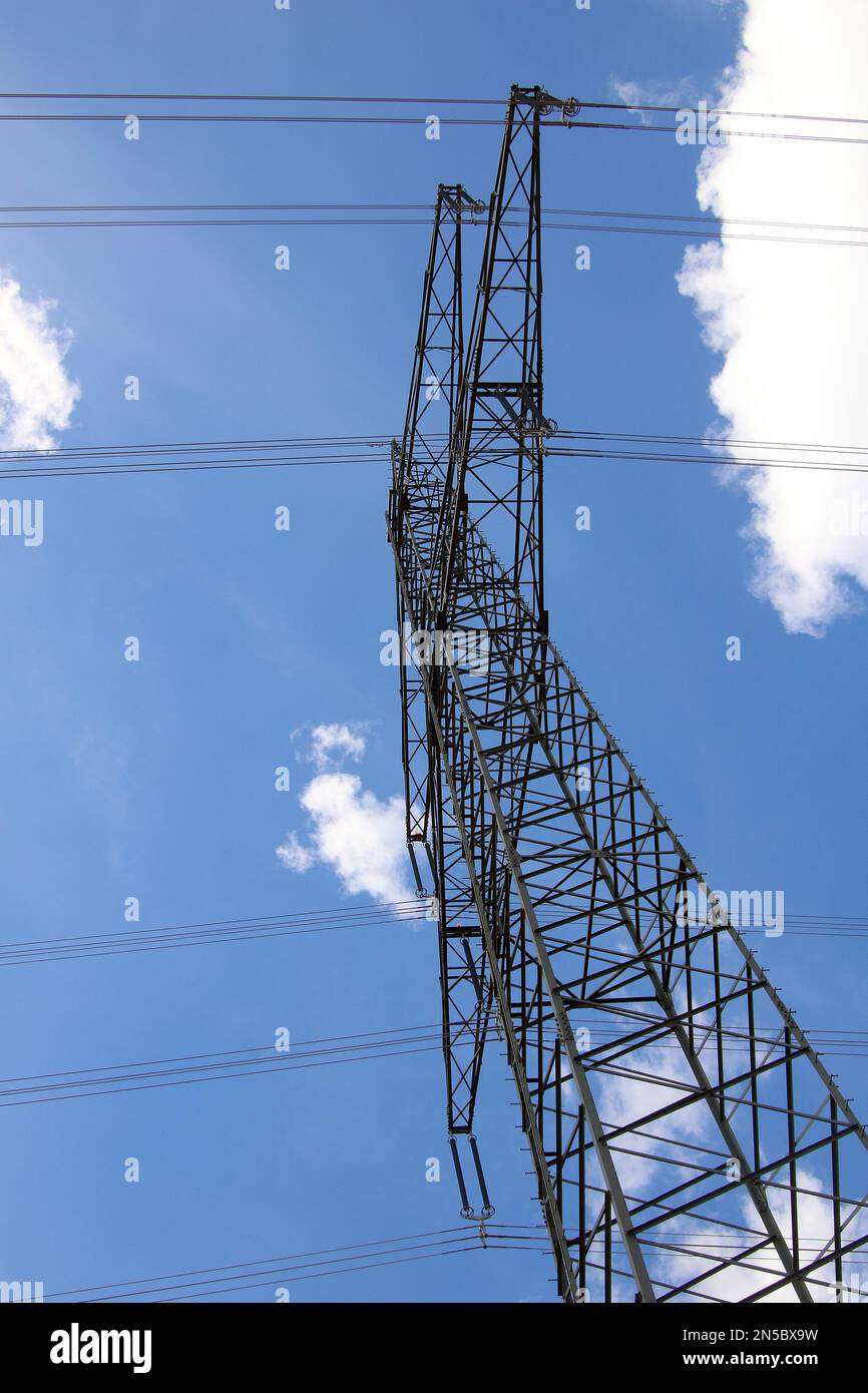 pylon, worm eye view, Germany Stock Photo - Alamy