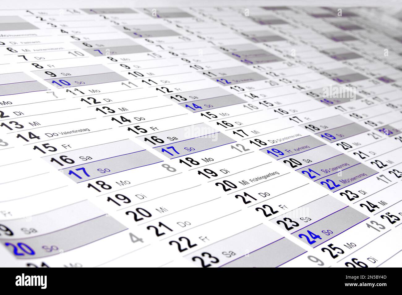 2019 calendars hi-res stock photography and images - Alamy