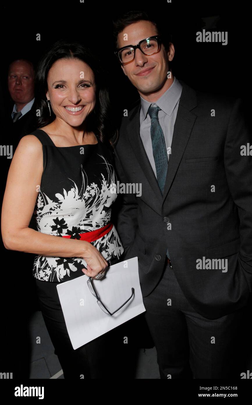 EXCLUSIVE - From left, Julia Louis-Dreyfus and Andy Samberg attend ...