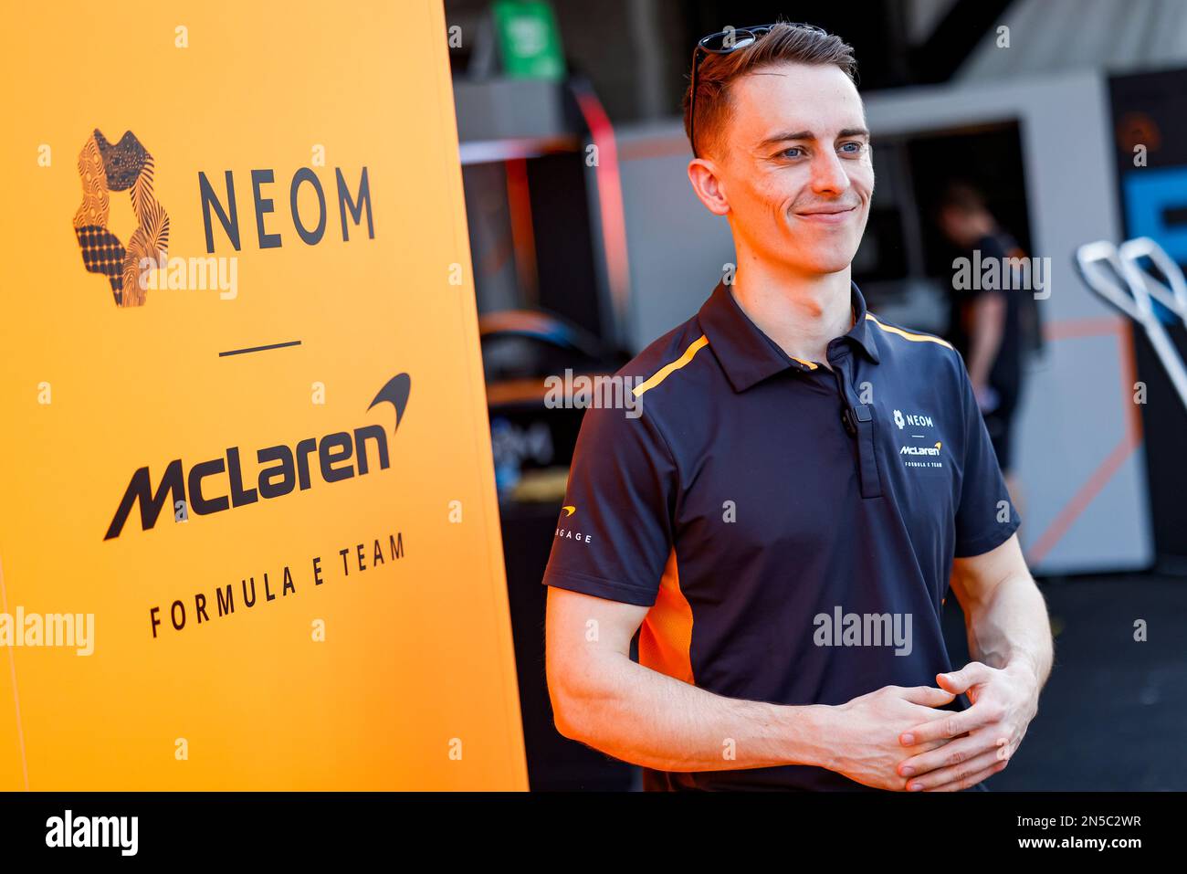 HUGHES Jake (gbr), Neom McLaren Formula E Team, Spark-Nissan, Nissan e-4ORCE 04, portrait during ...