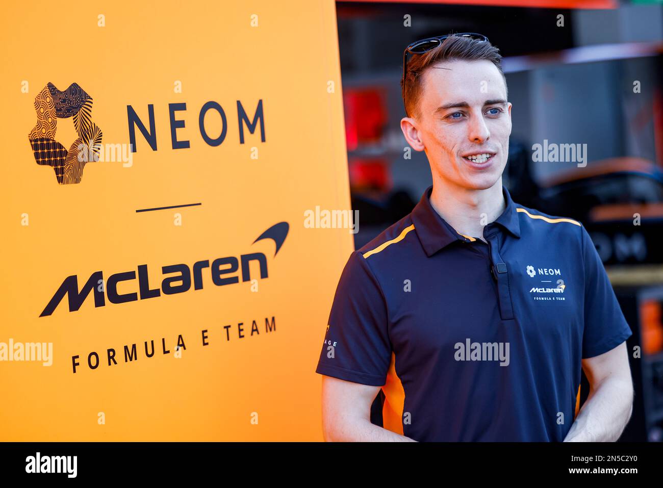 HUGHES Jake (gbr), Neom McLaren Formula E Team, Spark-Nissan, Nissan e-4ORCE 04, portrait during ...