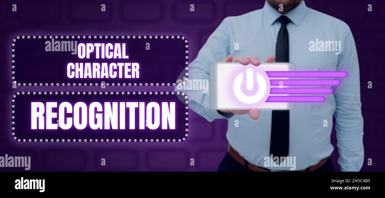 Conceptual caption Optical Character Recognition, Business idea the ... Conceptual caption Optical Character Recognition, Business idea the ...