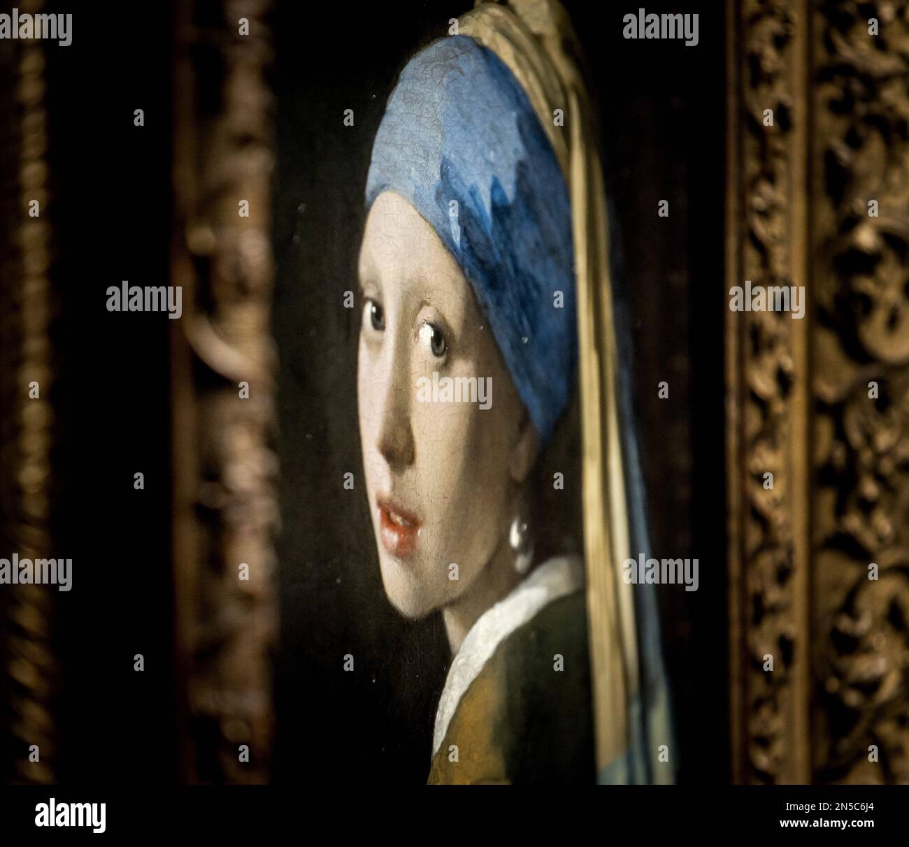 AMSTERDAM - The painting Girl with a Pearl Earring by Johannes Vermeer ...