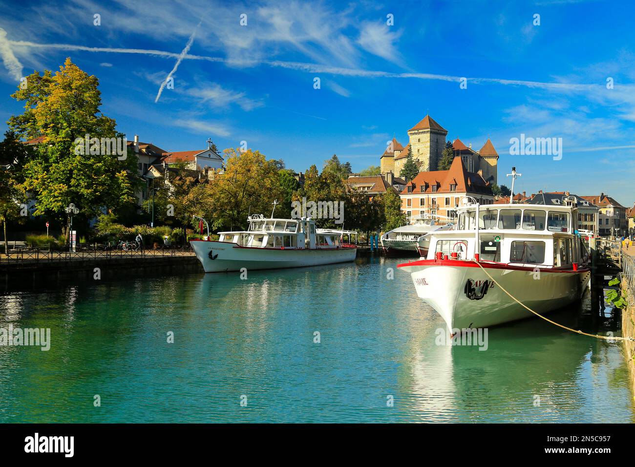 Annecy, town and Lake, French Alps, Haute Savoie, France Stock Photo ...