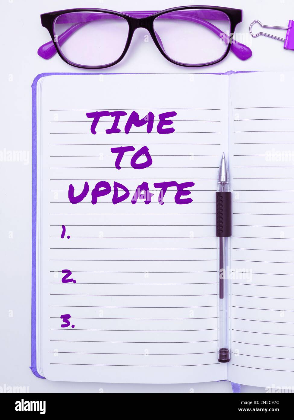 Conceptual display Time To Update. Concept meaning The latest ...