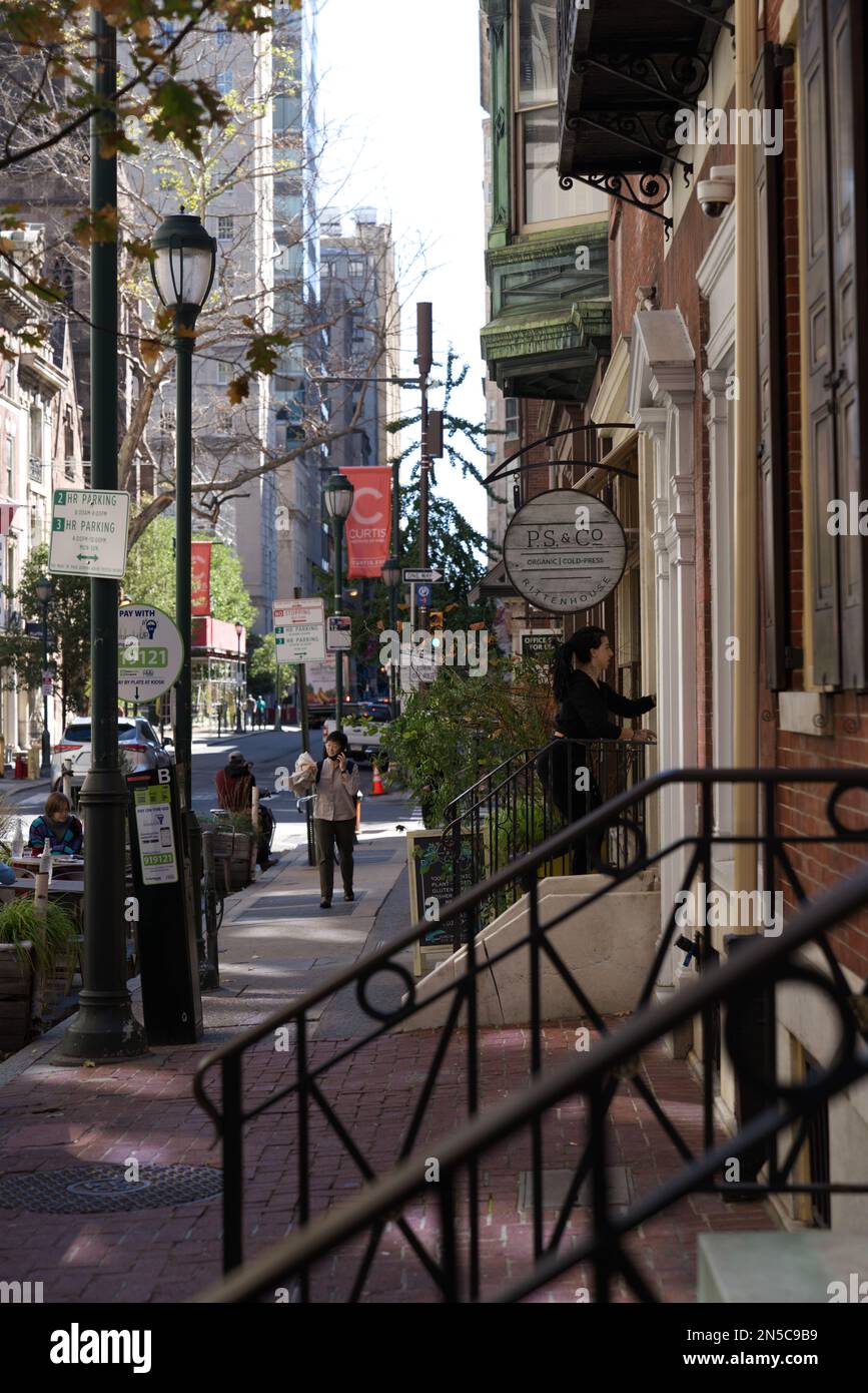 Street scene in Philly Stock Photo - Alamy