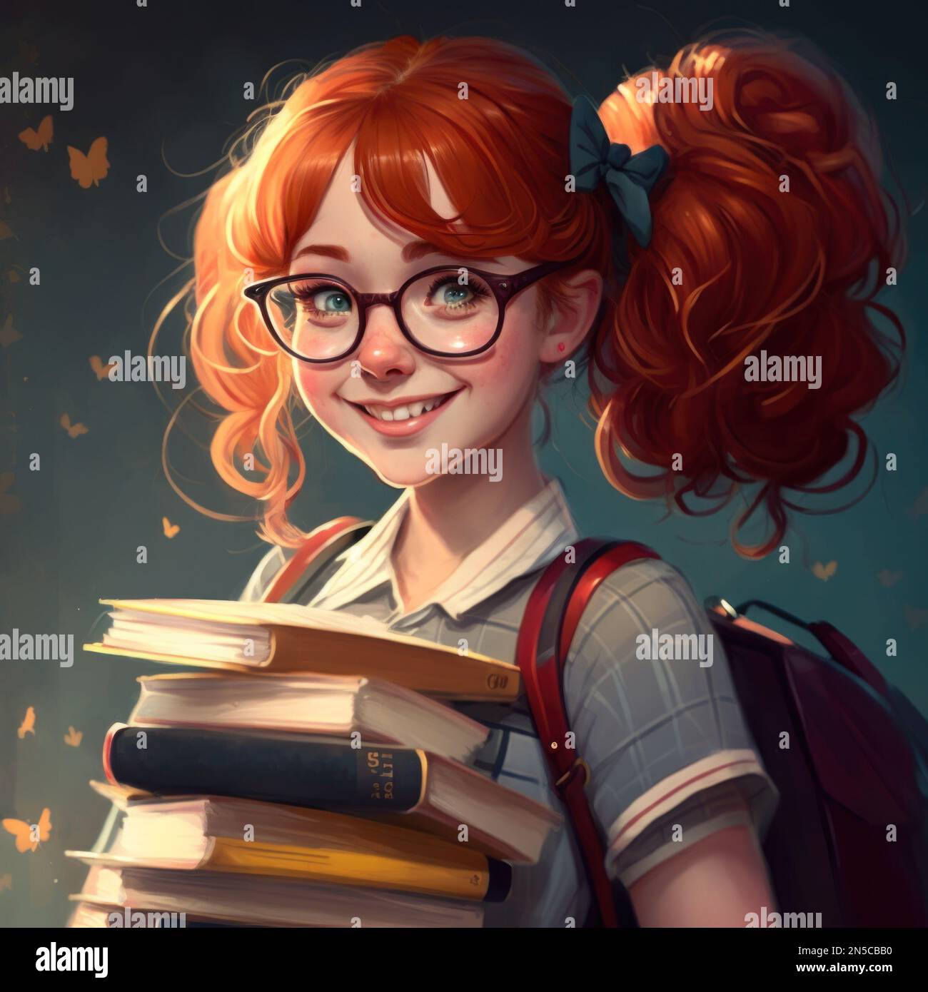 Anime girl ai hi-res stock photography and images - Alamy