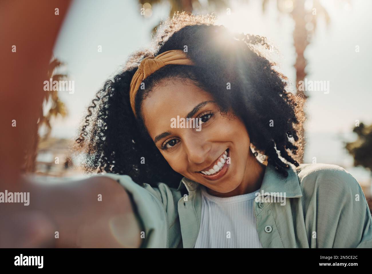 Girl Face Profile Happy