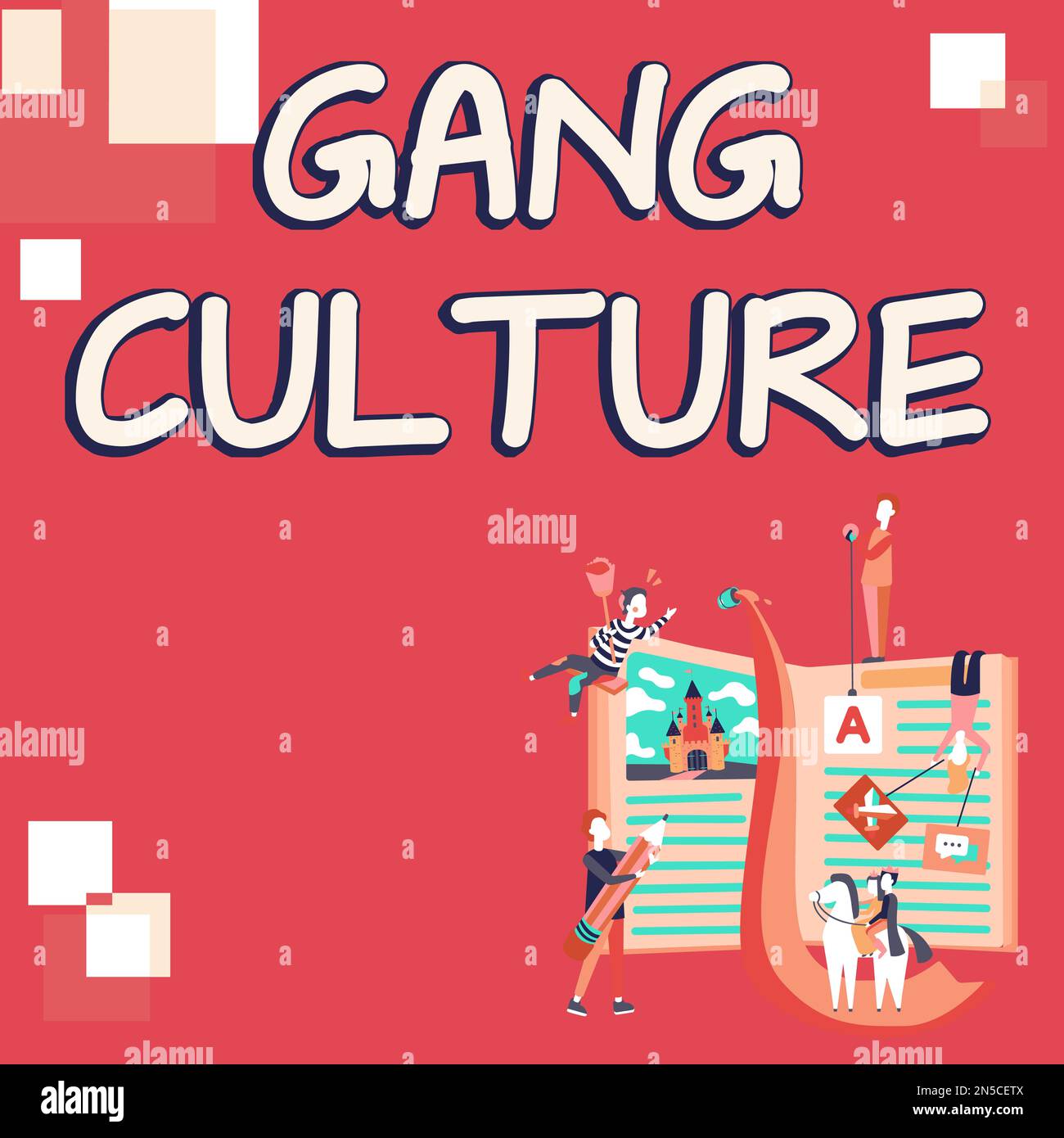 Conceptual caption Gang Culture, Internet Concept particular ...