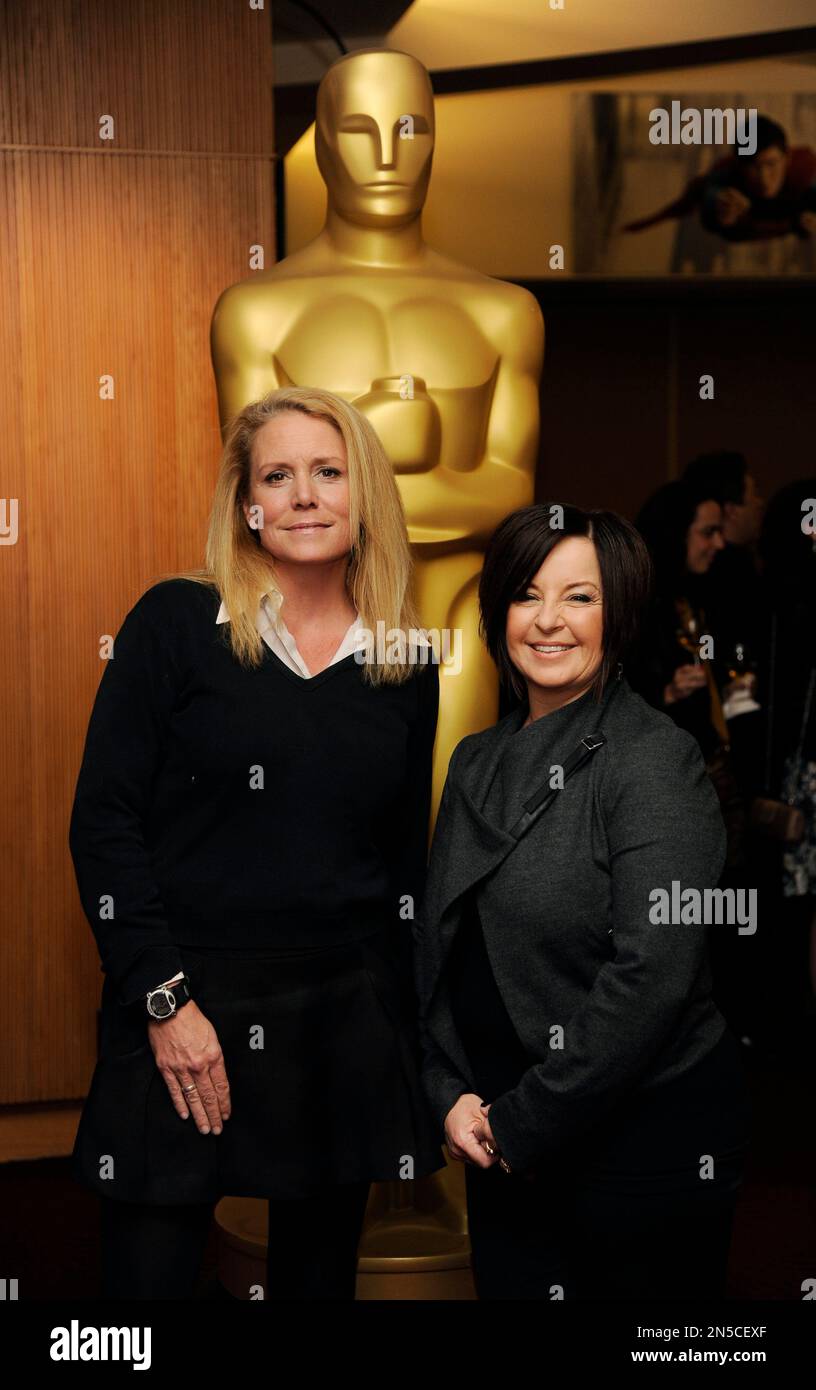 Lauren MacMullan, left, director of the Oscar-nominated animated short ...